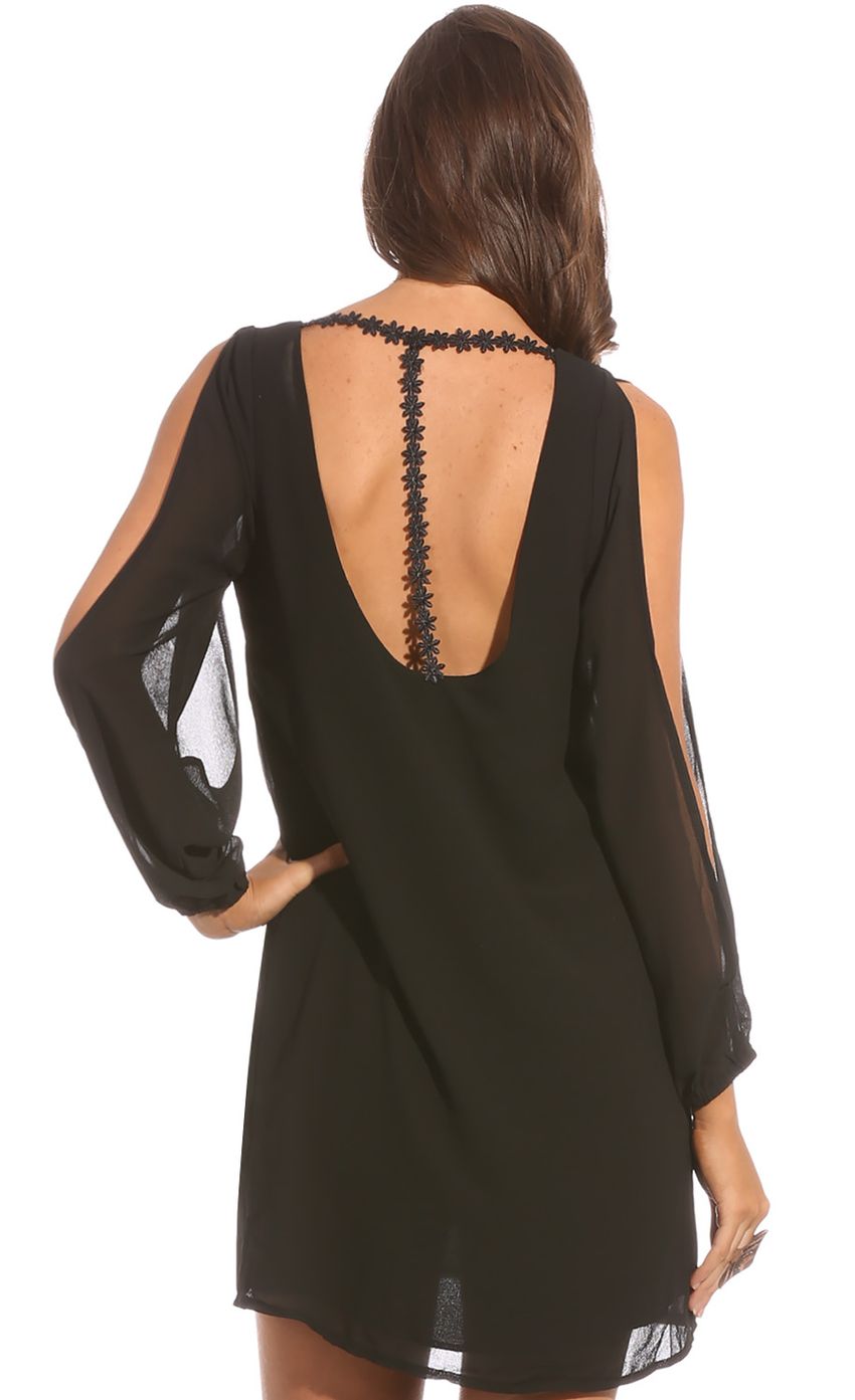 DAISY HUNT DRESS IN BLACK | LUCY IN THE SKY